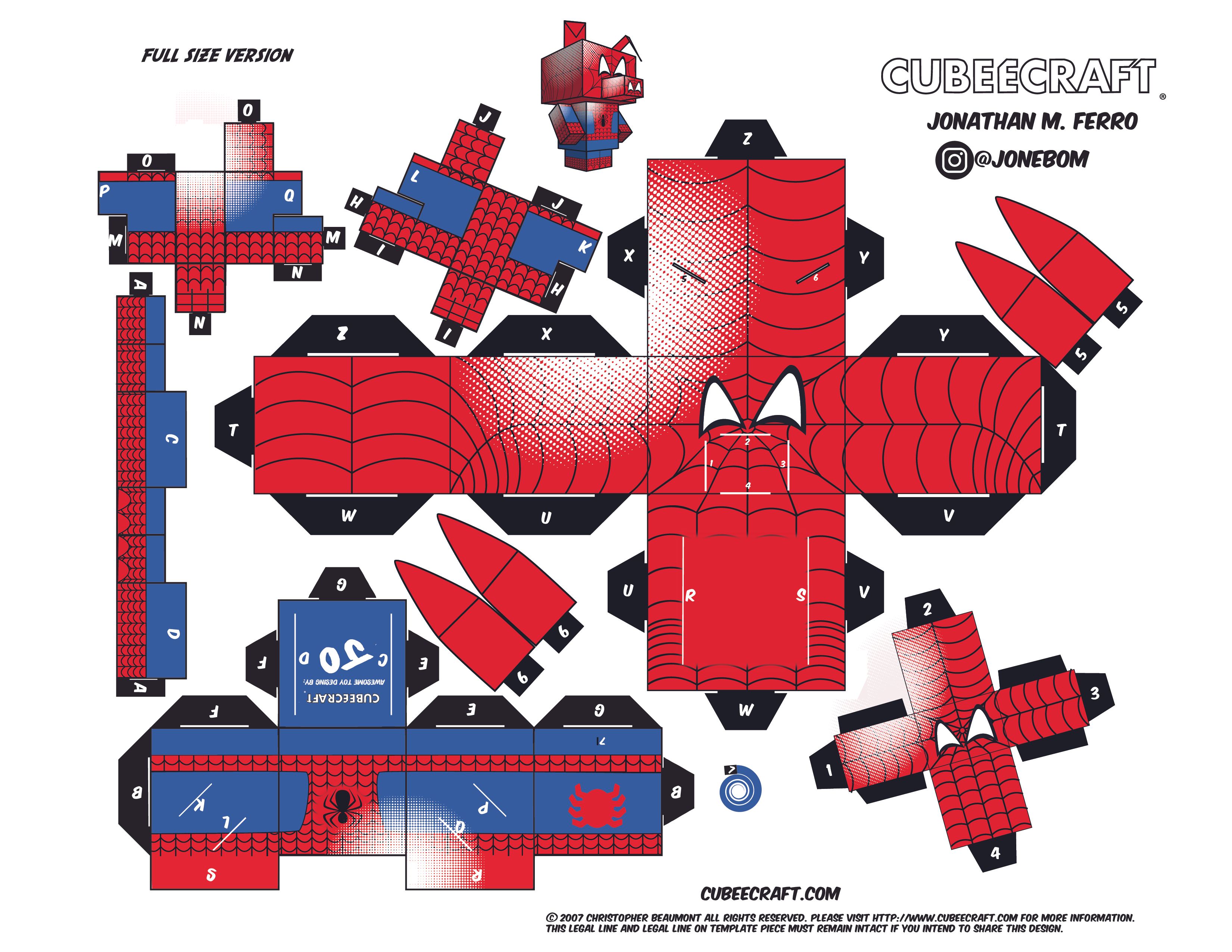 Cubeecraft Spider-Man! Into the Spider-Verse | Domestika